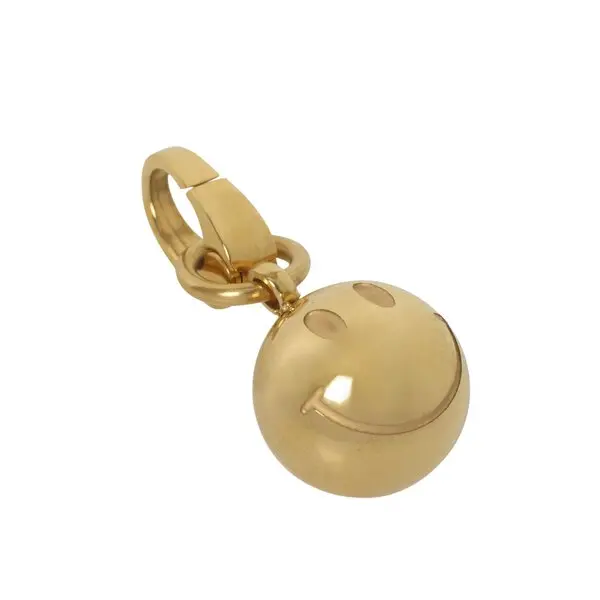 HOOPS + CHAINS LDN Happy Days Charm - Gold