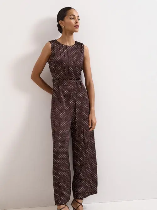 PHASE EIGHT Janine Spot Jumpsuit