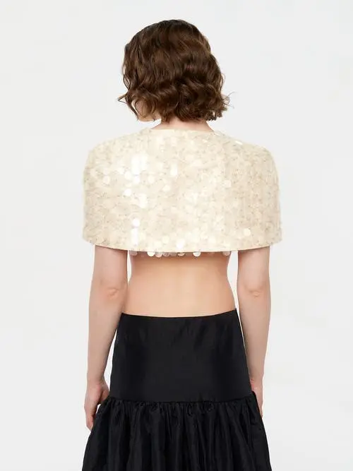 ALAS Embellished Mini Cape