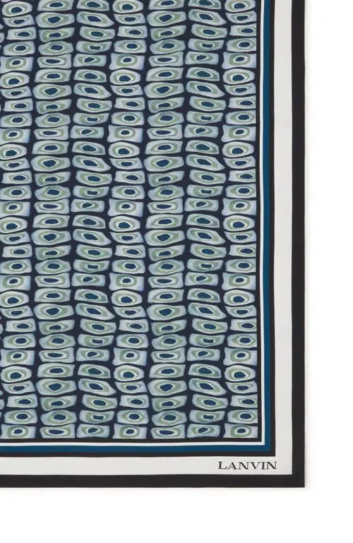 LANVIN Murano Print Silk Scarf