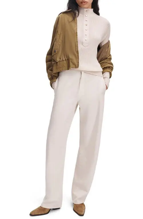 Rag & Bone Lucy Henley Wool Sweater