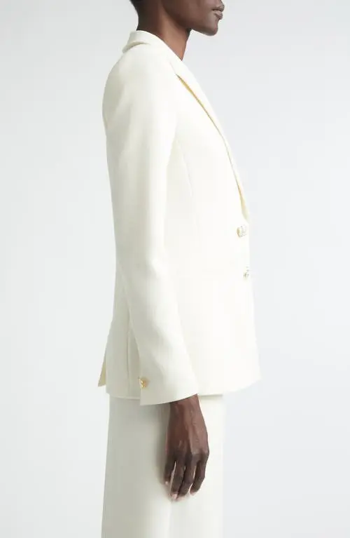 St. John Palais Stretch Double-breasted Blazer