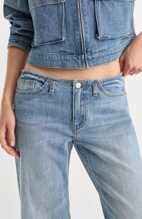 Good American Ghost Waist Low Loose Wide Leg Jeans