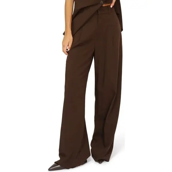 BELLE & BLOOM Ready For Your Love Wide Leg Pant - Dark Brown