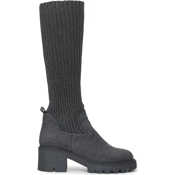 BELLE & BLOOM Tokyo Lights Rib Sock Boot - Grey