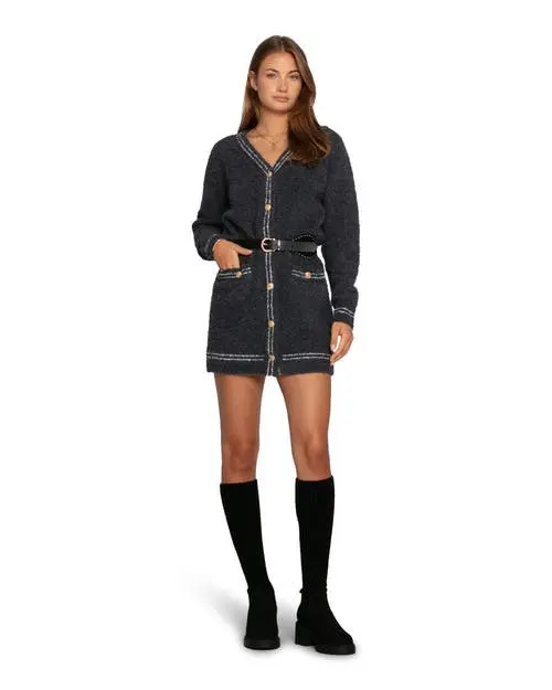 BELLE & BLOOM Cute In This Mini Cardigan Dress