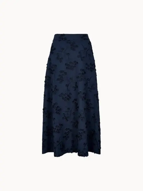 APRICOT Dandellion Embroidered Skirt