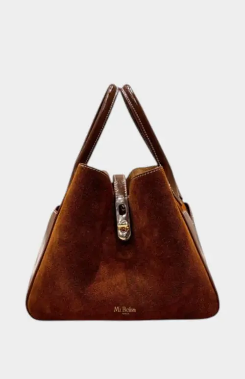 MI BOLSA LONDON Cotswolds Genuine Tote Leather Shoulder Bag