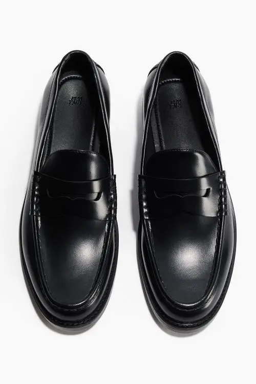 H&M Loafers With Penny Keeper And Moccasin Seam