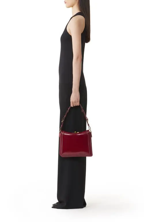 LANVIN Compagnon 20 Bag In Patent Leather