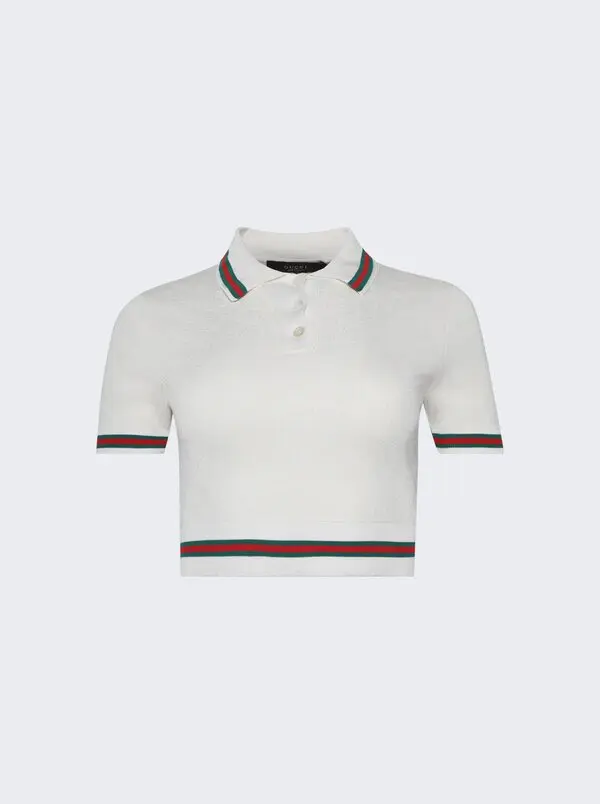 Gucci Gg Extra Fine Cotton Jacquard Polo Shirt