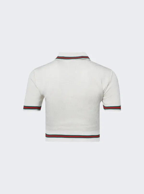 Gucci Gg Extra Fine Cotton Jacquard Polo Shirt