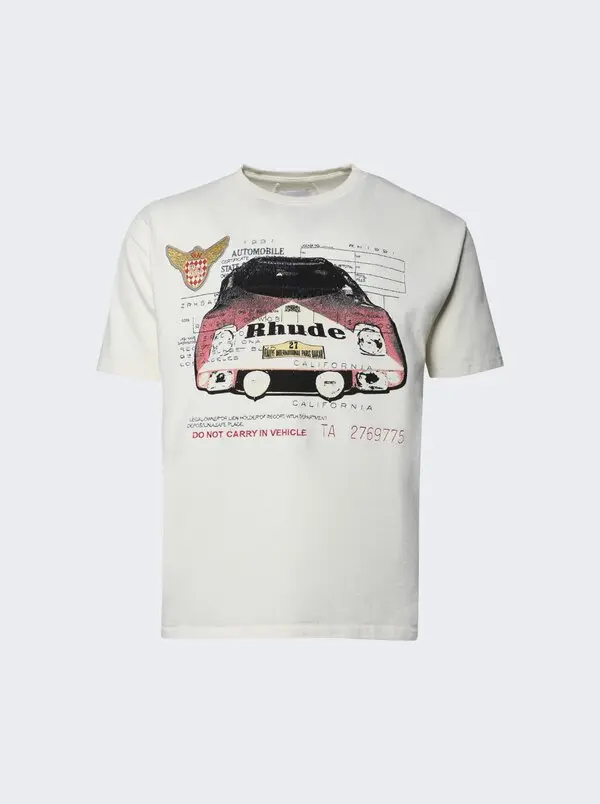 Rhude Slip Tee Vintage And - White