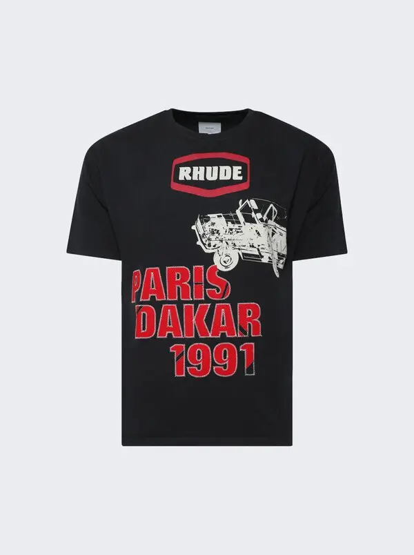 Rhude Awd Patch Tee Vintage And - Black