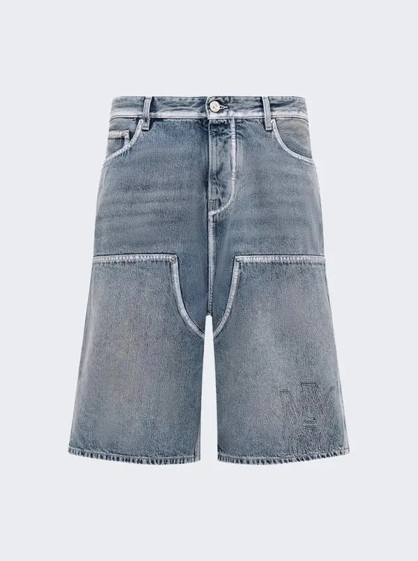 Amiri Ma Denim Carpenter Short Pacific - Blue