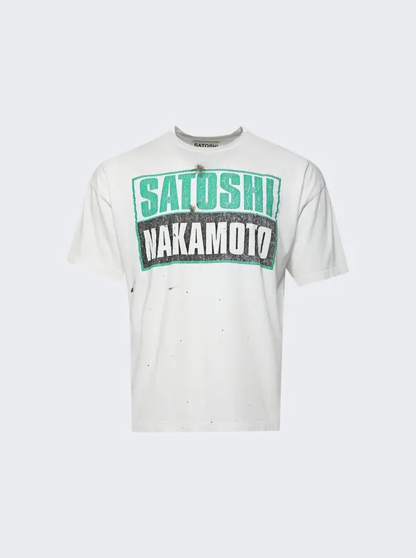 SATOSHI NAKAMOTO Minute Press Tee Vintage