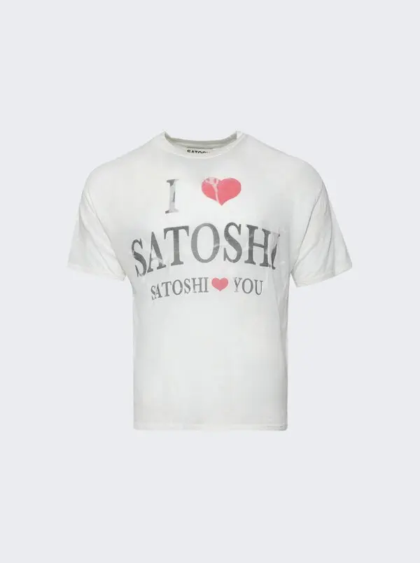 SATOSHI NAKAMOTO I Love Satoshi Tee