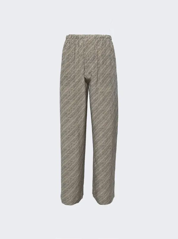 Balenciaga Printed Pyjama Pants And Black