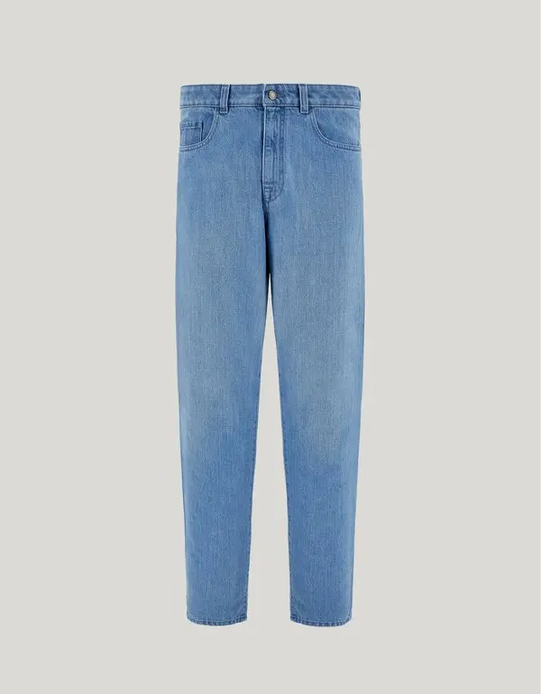 Canali Cotton Denim Regular-fit Jeans