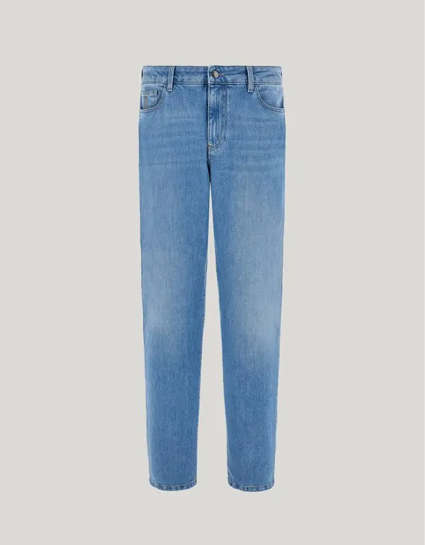 Canali Levante Jeans In Comfort Denim
