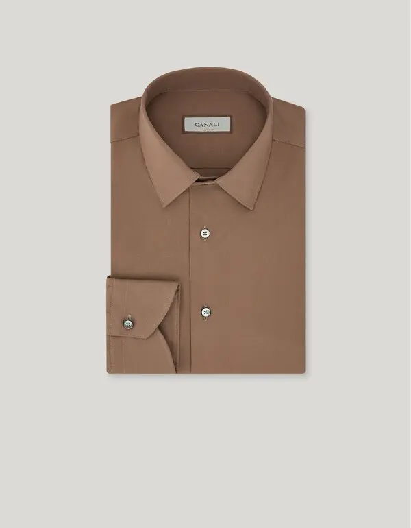 Canali Travel Stretch Cotton Regular-fit Shirt