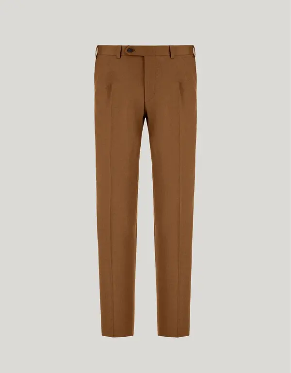 Canali Regular-fit Wool Flannel Travel Pants
