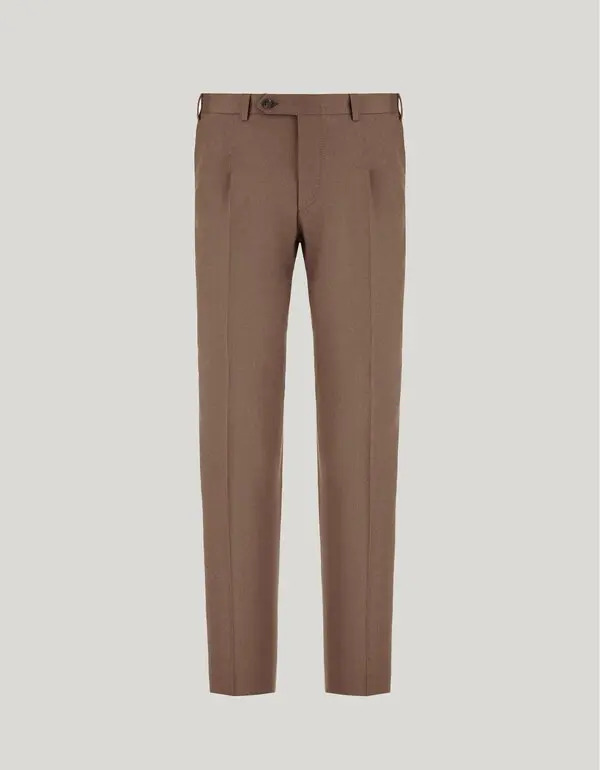 Canali Regular-fit Wool Flannel Trousers