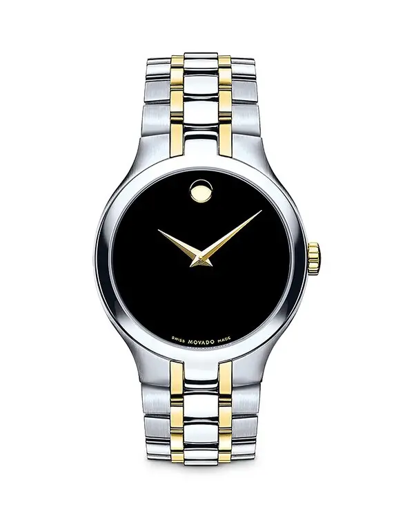 Movado Collection Watch, 39mm - Black/silver
