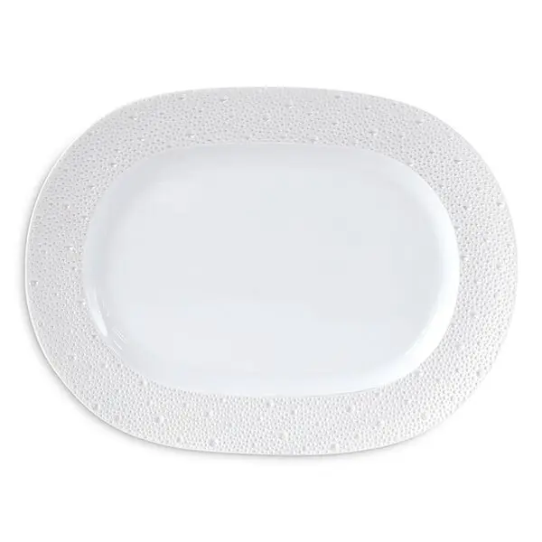 Bernardaud Ecume Perle Oval Platter 12