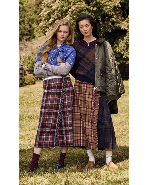 Barbour Hazelwood Midi Skirt