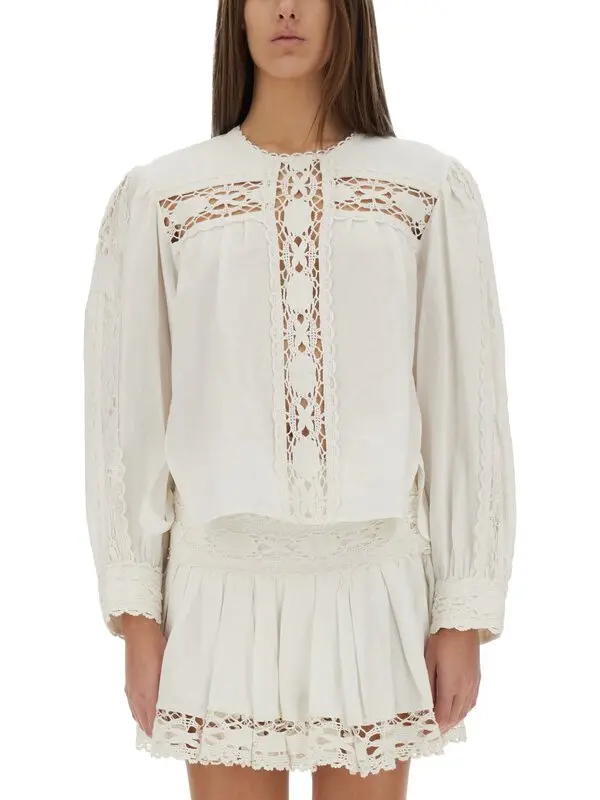 MARANT ETOILE Valmira Top - White