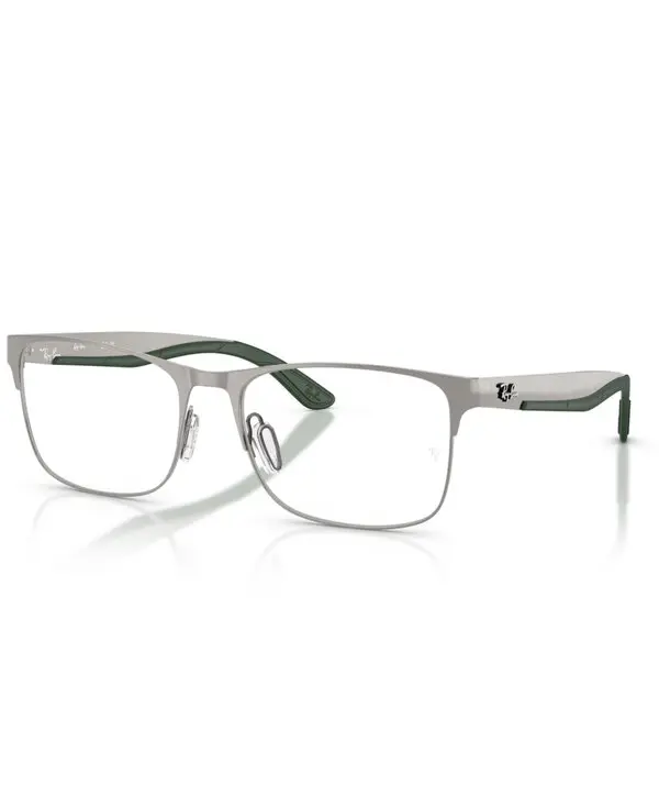Ray-ban Rectangle Full Rim Eyeglasses - Gunmetal