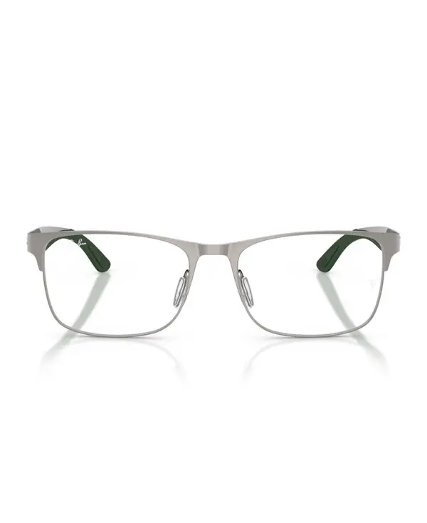 Ray-ban Rectangle Full Rim Eyeglasses - Gunmetal
