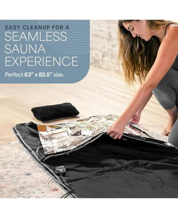 LIFEPRO Thermal Heat Retention Disposable Sauna Wrap Foil Blanket