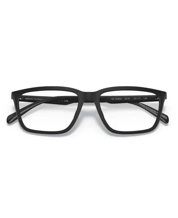 A|X ARMANI EXCHANGE Armani Exchange Rectangular Full Rim Eyeglasses