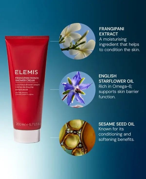 Elemis Frangipani Monoi Shower Cream