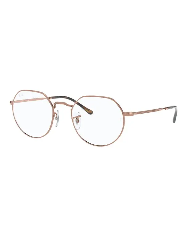 Ray-ban Octagonal Frame Eyeglasses - Copper