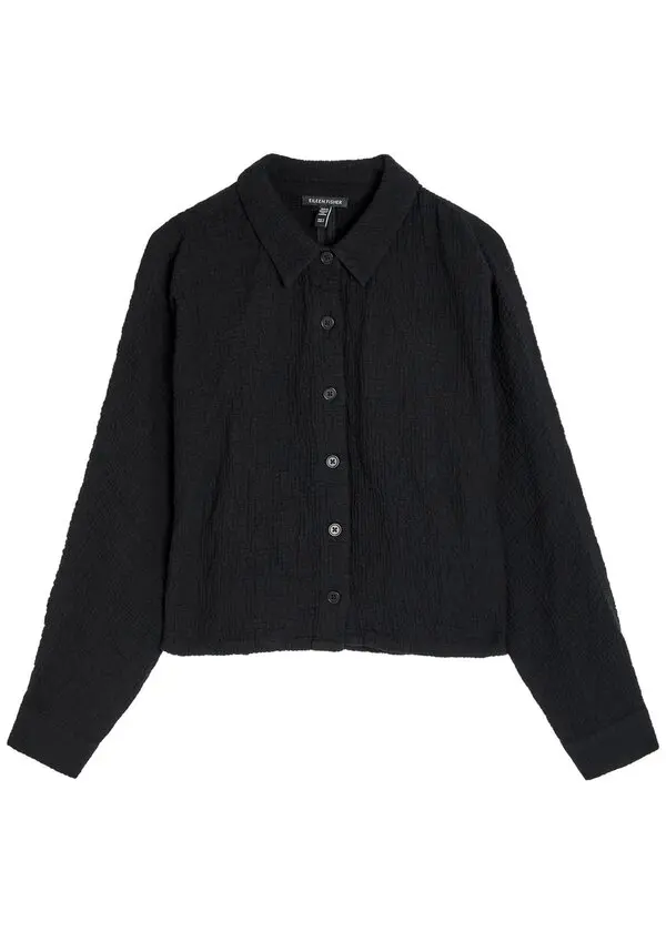 Eileen Fisher Seersucker Jacket