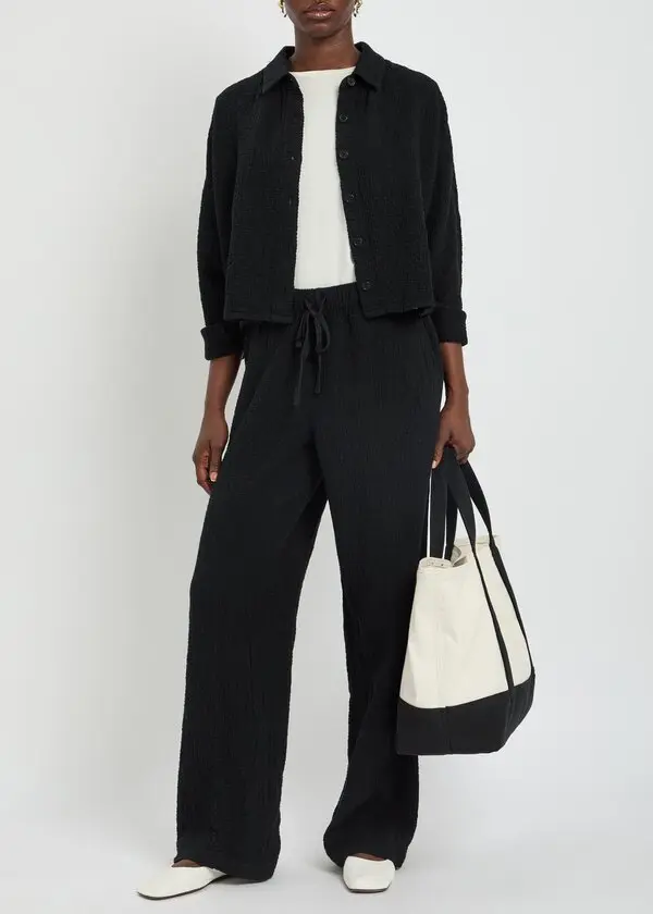 Eileen Fisher Seersucker Jacket