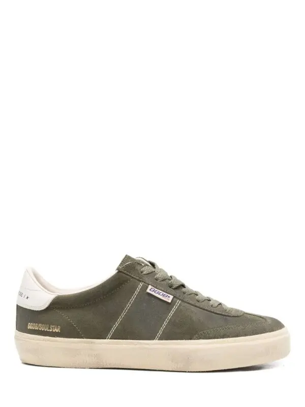 GOLDEN GOOSE Soul Star Contrasting-trim Sneakers - Green