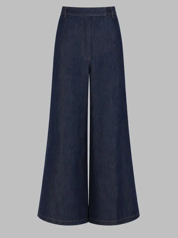 Dries Van Noten Wide-leg Denim Trousers
