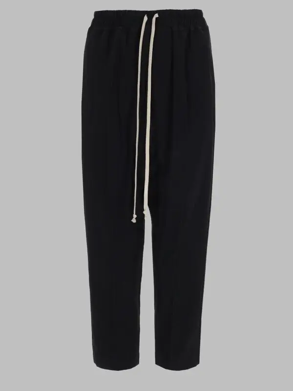 Rick Owens Wide-leg Drawstring Trousers - Black