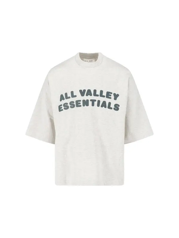 Fear Of God Graphic Cotton T-shirt - Grey
