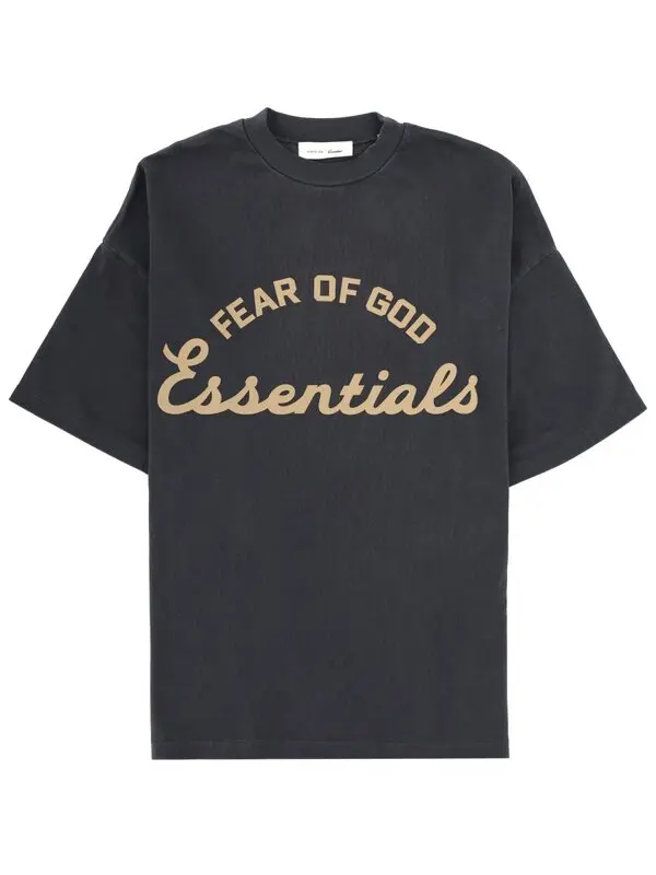 Fear Of God Graphic Oversized Cotton T-shirt - Grey