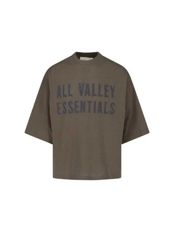 Fear Of God Oversized Graphic Mesh T-shirt