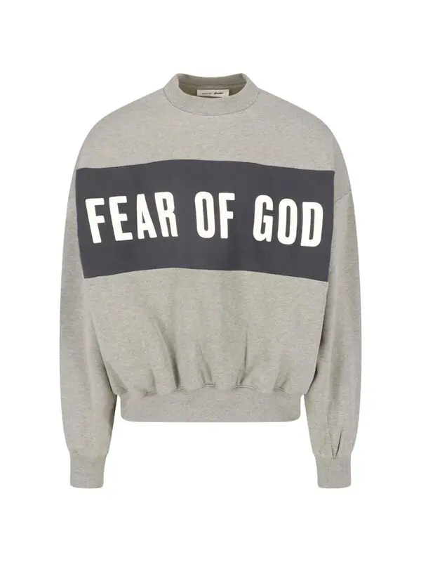 Fear Of God Logo Crewneck Sweatshirt