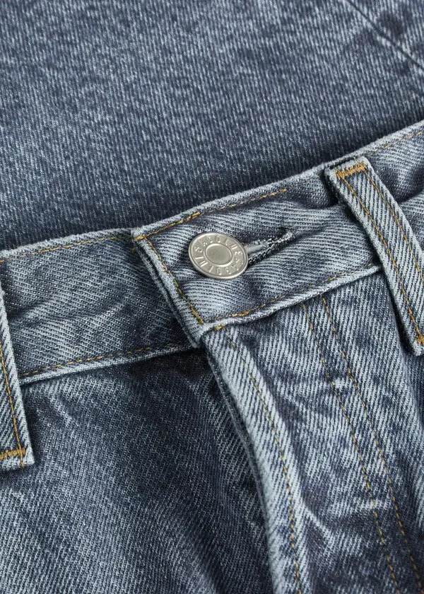 AGOLDE Luna Pieced Barrel-leg Jeans - Blue