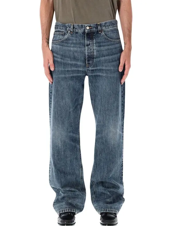 JEANERICA Jean Erica Vega Loose Straight-leg Organic Cotton Jeans - Med Blue