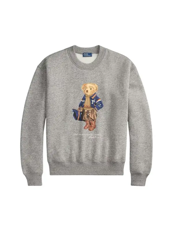 Ralph Lauren Graphic Crewneck Sweatshirt - Grey