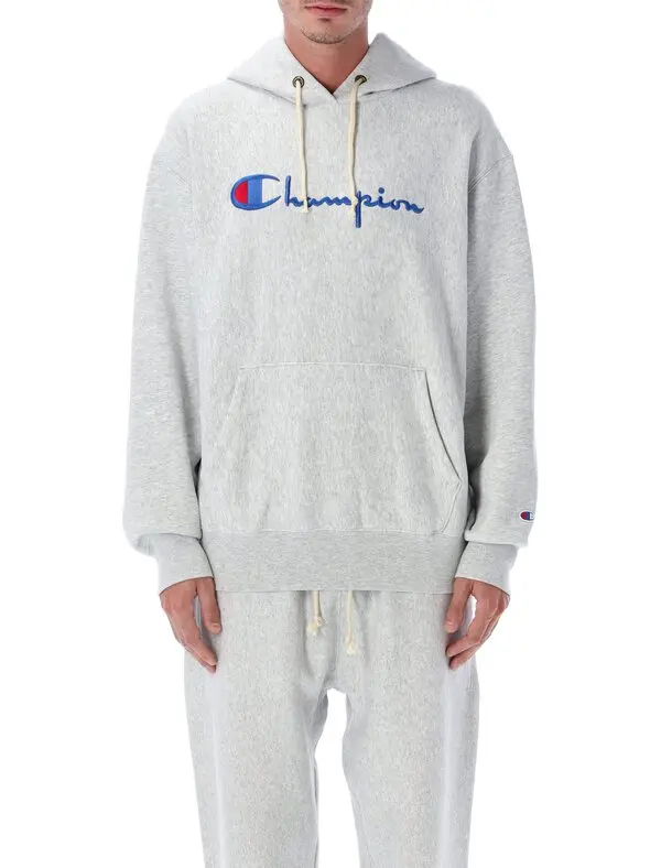 Champion Relaxed Fit Hoodie With Embroidered Chest Logo